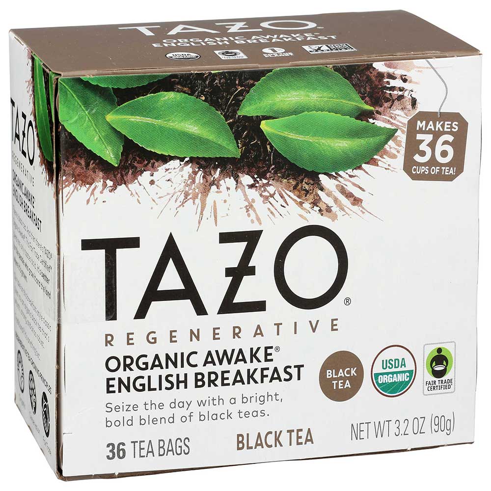 TAZO Organic AWAKE English Breakfast Tea Bags | FoodServiceDirect