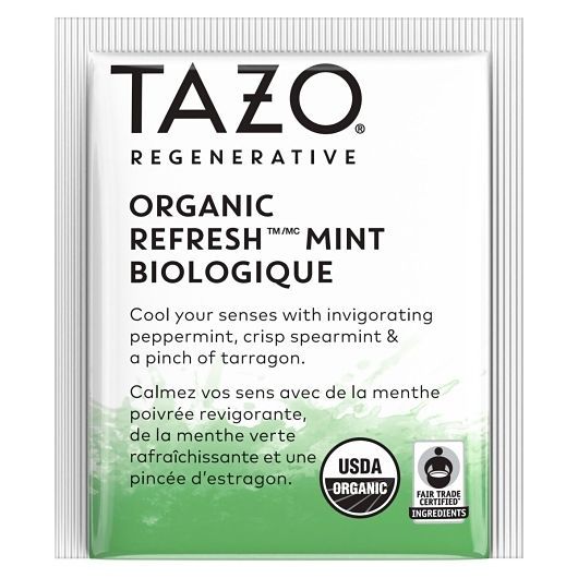Tazo Refresh Mint Tea Bag | FoodServiceDirect