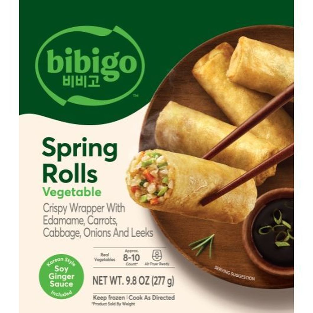 Bibigo Mini Vegetable Spring Rolls, 9.8 Ounce -- 12 per case