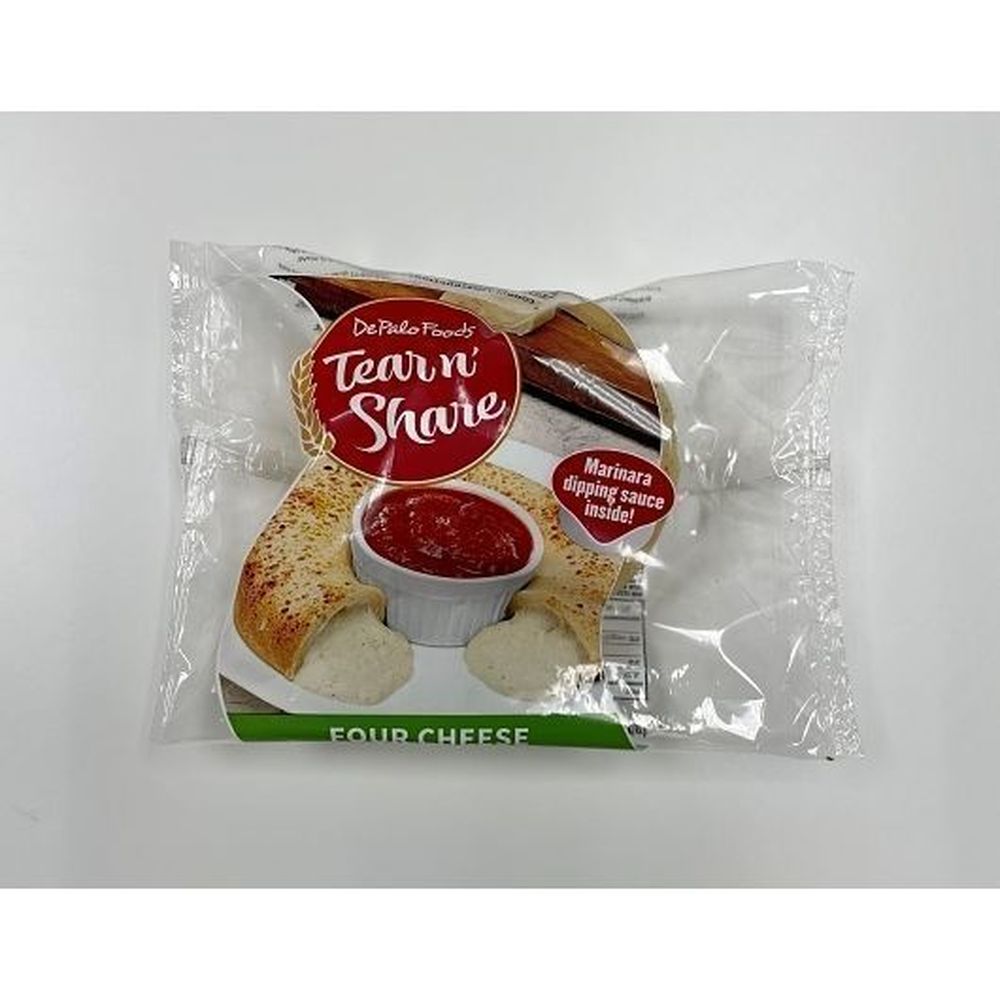 Depalo Foods Tear N Share Four Cheese Pizza Ring, 8.5 Ounce -- 12 per case