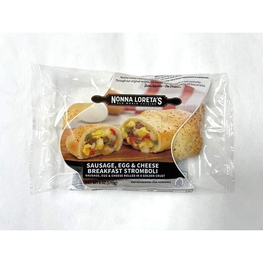 Depalo Foods Sausage Egg and Cheese Stromboli, 6 Ounce -- 12 per case