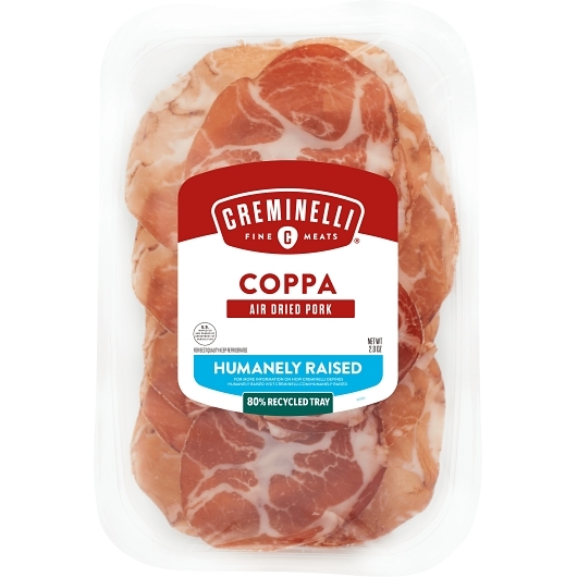 Creminelli Fine Meats Sliced Coppa, 2 Ounce -- 12 per case
