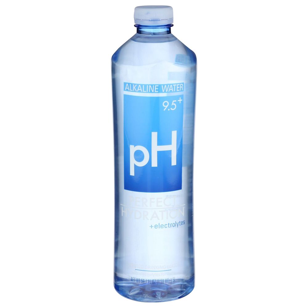 Perfect Hydration 9.5 pH Plus Electrolytes Alkaline Water, 50.7 Fluid ...