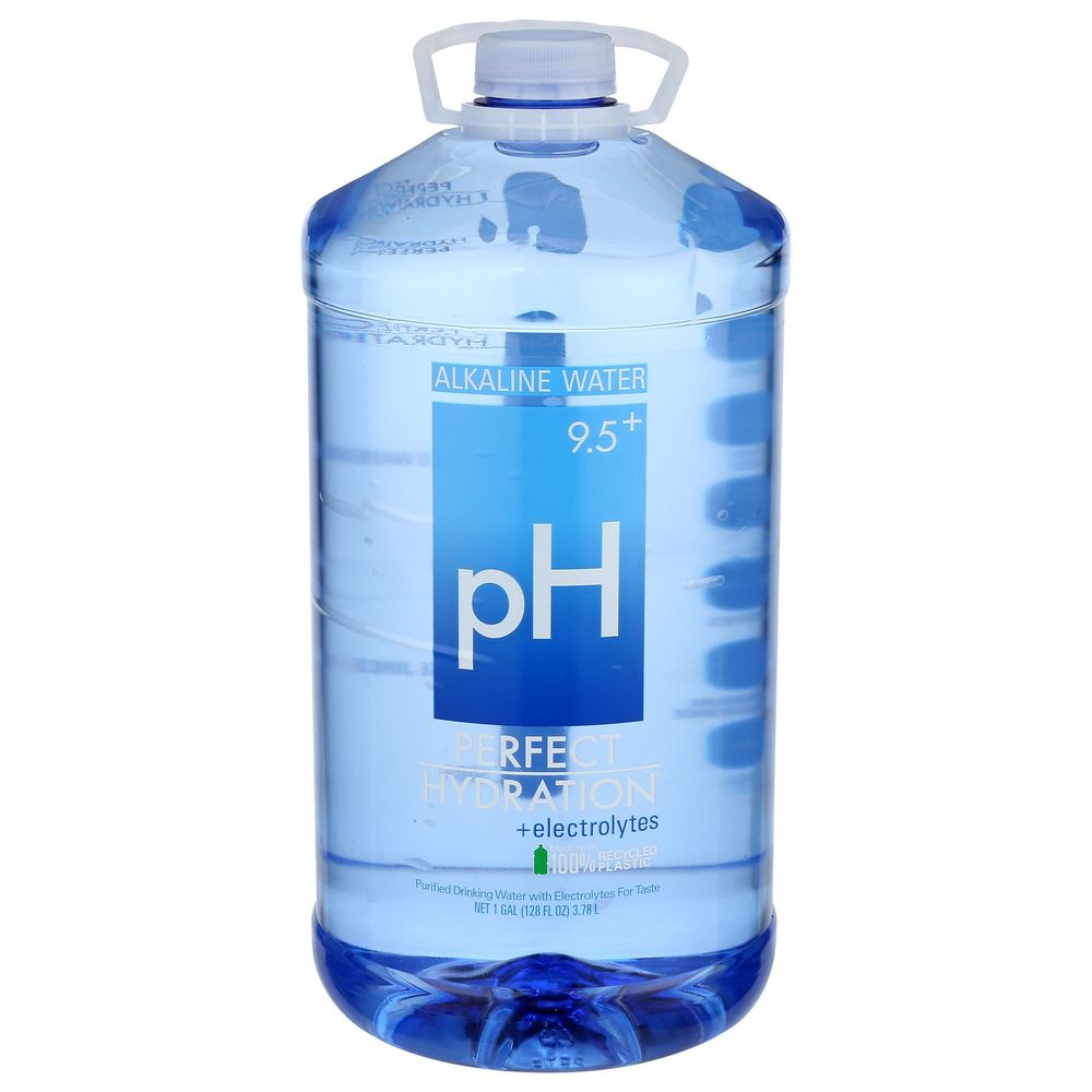 Perfect Hydration 9.5 pH Plus Electrolytes Alkaline Water, 128 Fluid ...