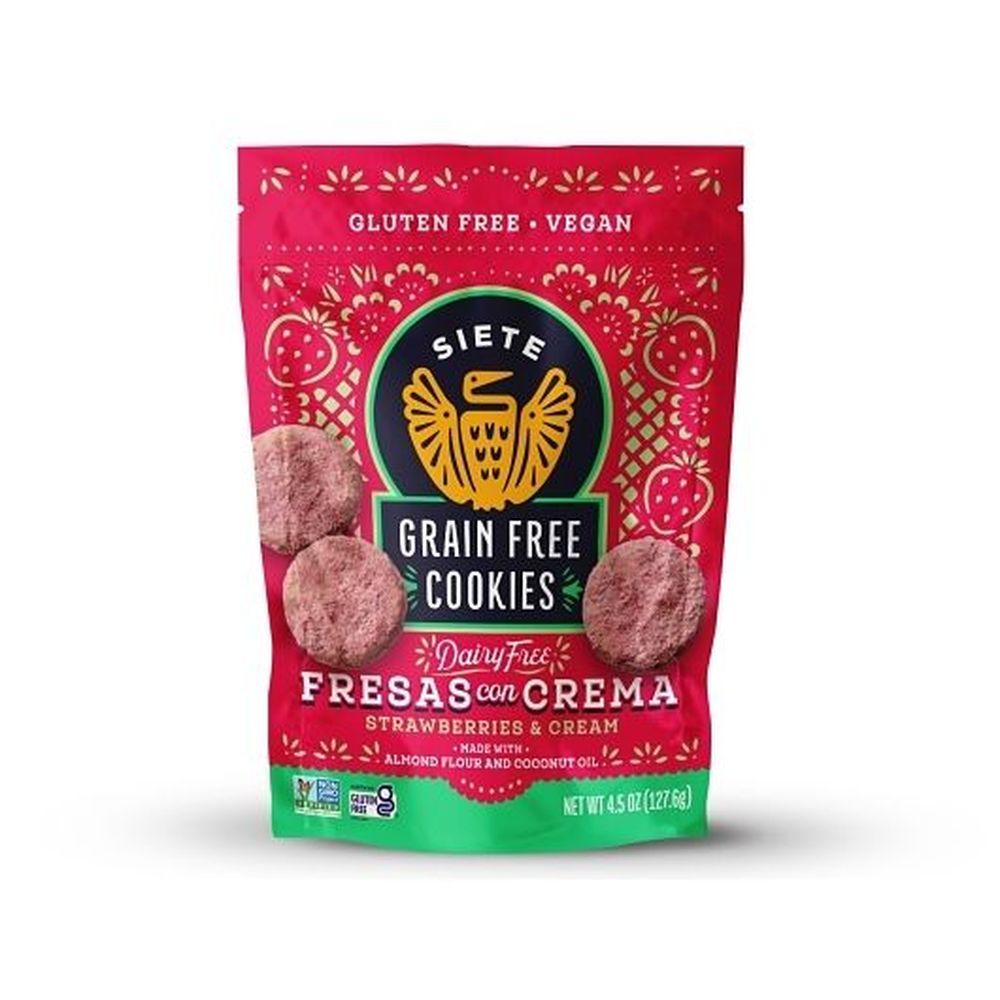 Siete Fresas Con Crema Cookies, 4.5 Ounce -- 10 per case