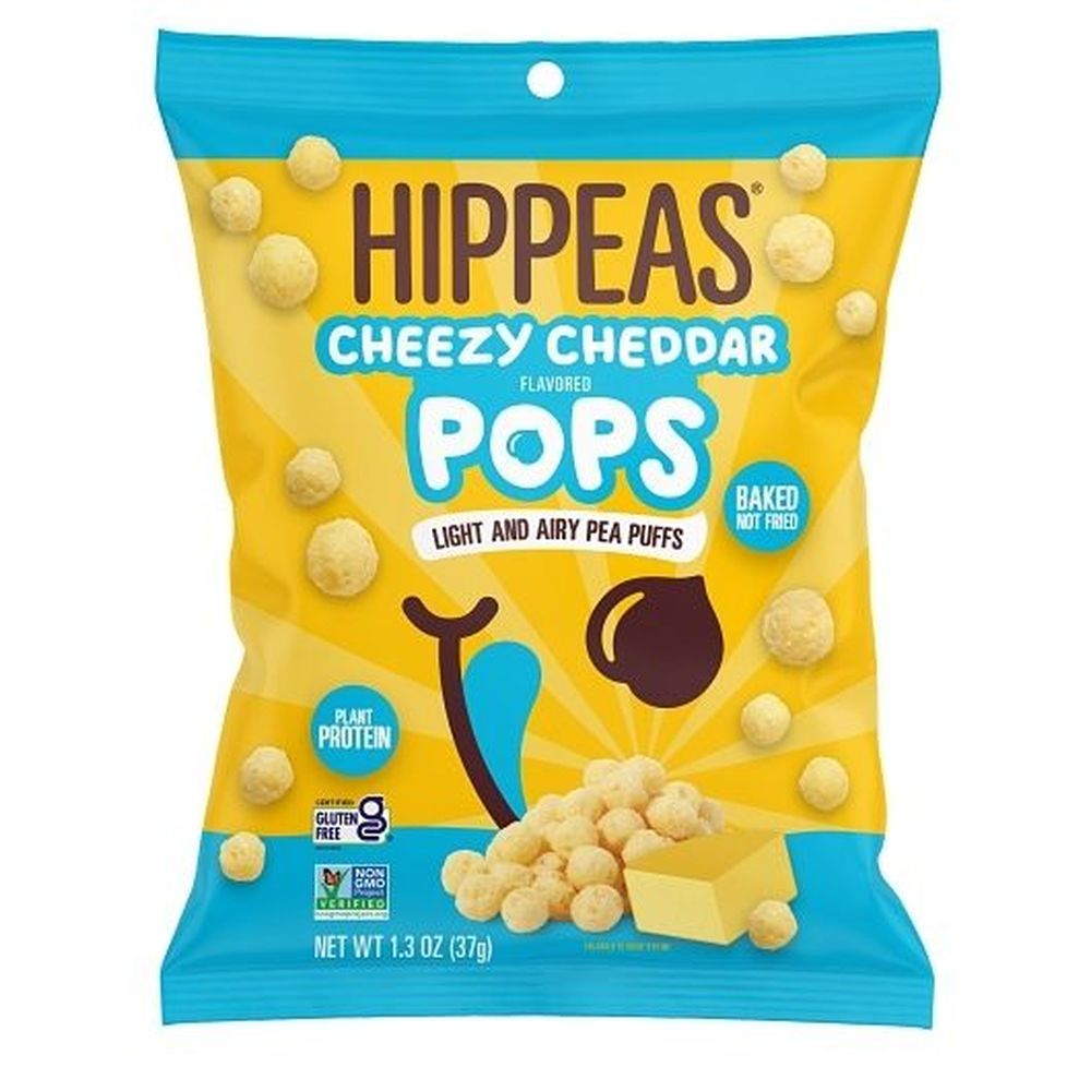 Hippeas Cheezy Cheddar Pops, 1.3 Ounce - 6 per case