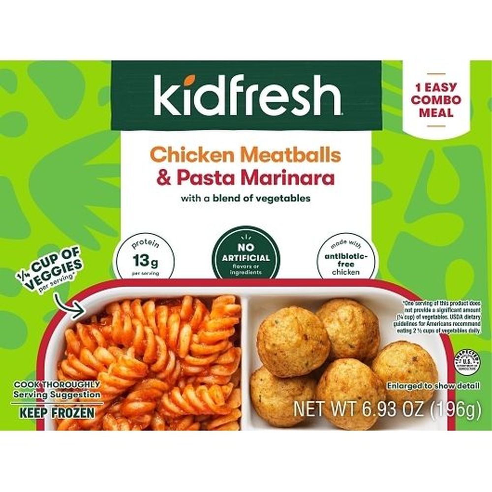 Kidfresh Chicken Meatballs and Pasta Marinara, 6.93 Ounce -- 8 per case