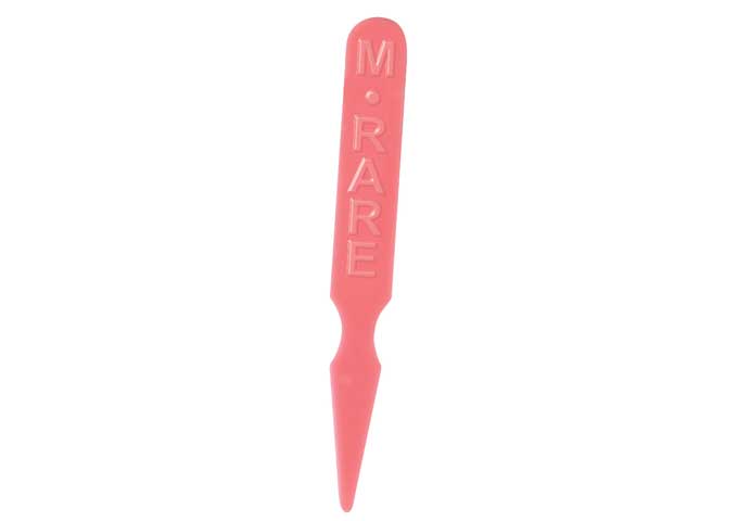 Winco Pink Medium Rare Steak Marker, 1000 count -- 5 per case
