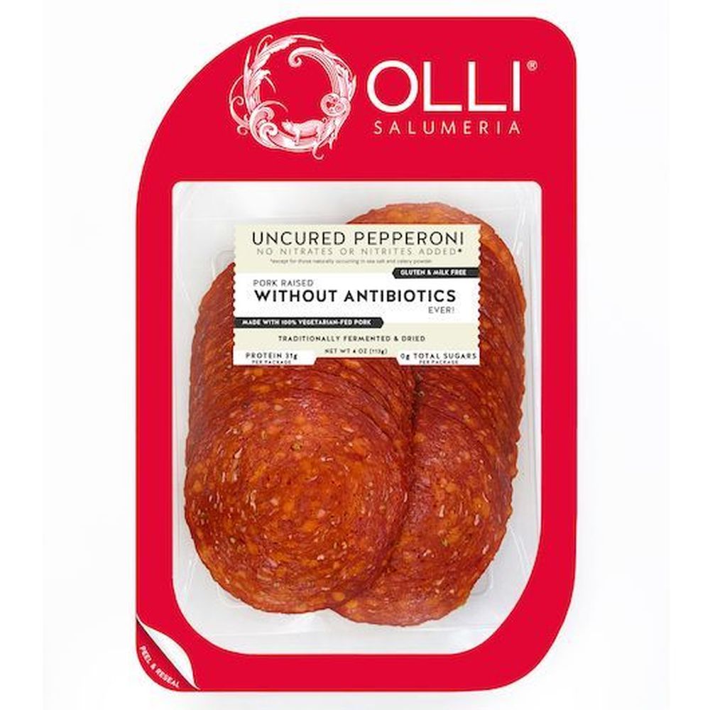 Olli Salumeria Presliced Uncured Pepperoni -- 20 per case