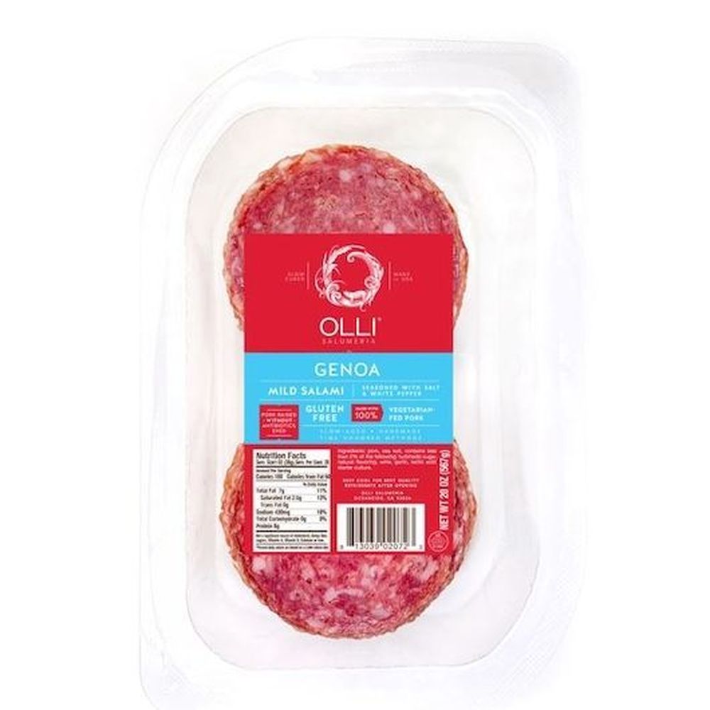 Olli Salumeria Bulk Pre-Sliced Genoa Salami, 20 Ounce -- 6 per case ...