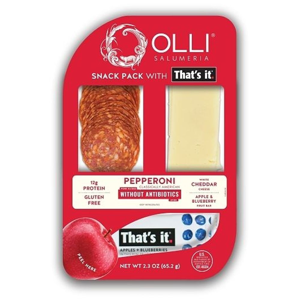 Olli Salumeria Thats It Pepperoni - Snack Pack, 2.3 Ounce -- 10 per case