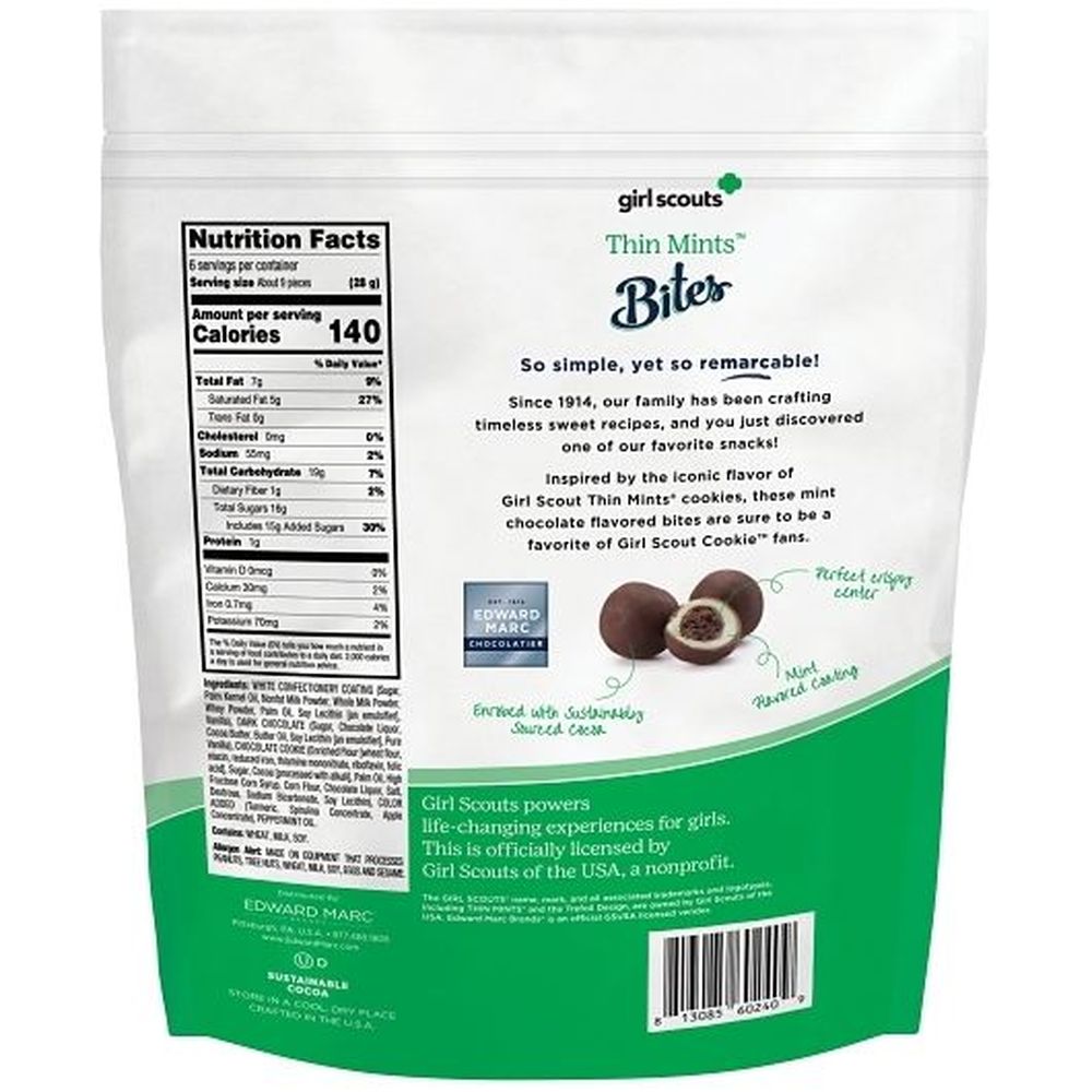Edward Marc Girl Scout Thin Mint Bites | FoodServiceDirect