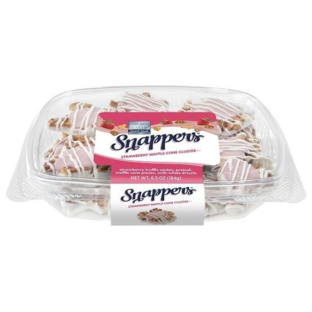 Edward Marc Strawberry Waffle Cone Snappers, 6.5 Ounce -- 12 per case