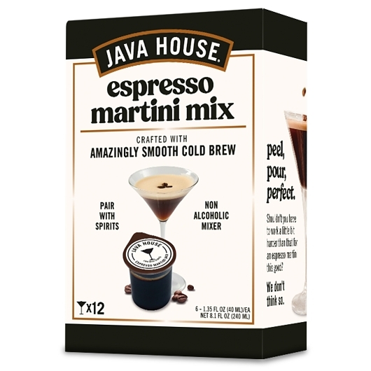 Java House Cold Brew Espresso Martini Mix Pods, 8.1 Fluid Ounce -- 6 ...