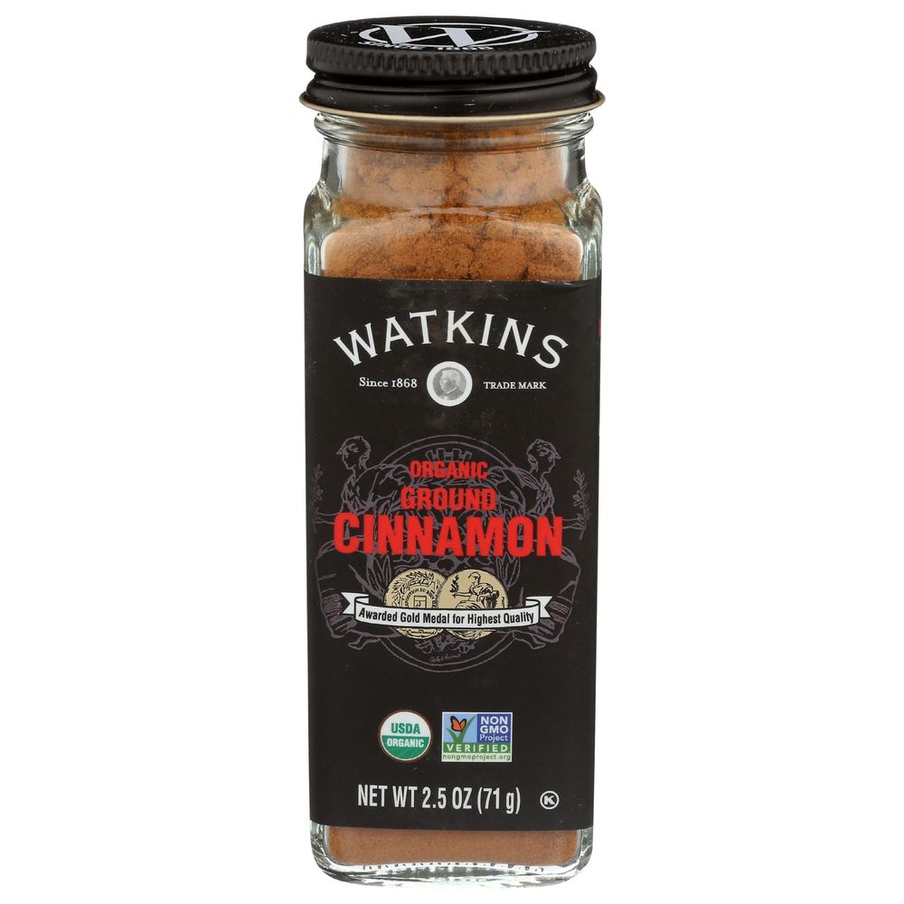 Watkins Organic Ground Cinnamon Seasoning, 2.5 Ounce -- 3 per case