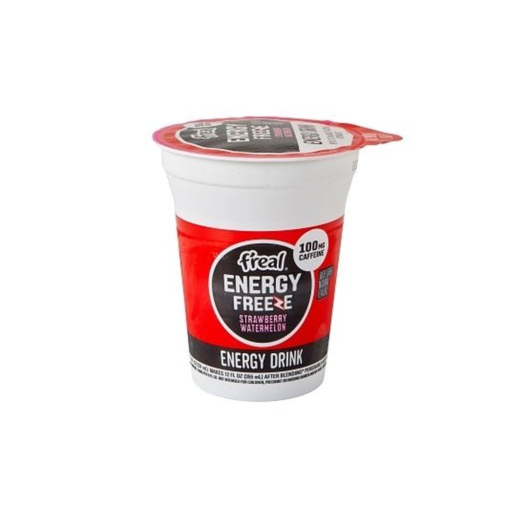 Freal Energy Freeze Strawberry Watermelon Energy Drink, 0.55 Pound - 12 ...