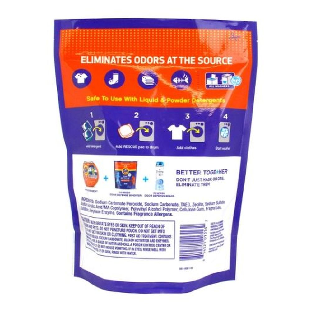 Tide Odor Rescue Laundry Detergent Capsules, 18 count -- 4 per case