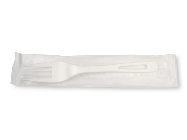 World Centric Compostable TPLA Individually Wrapped Fork, 6.3 inch ...