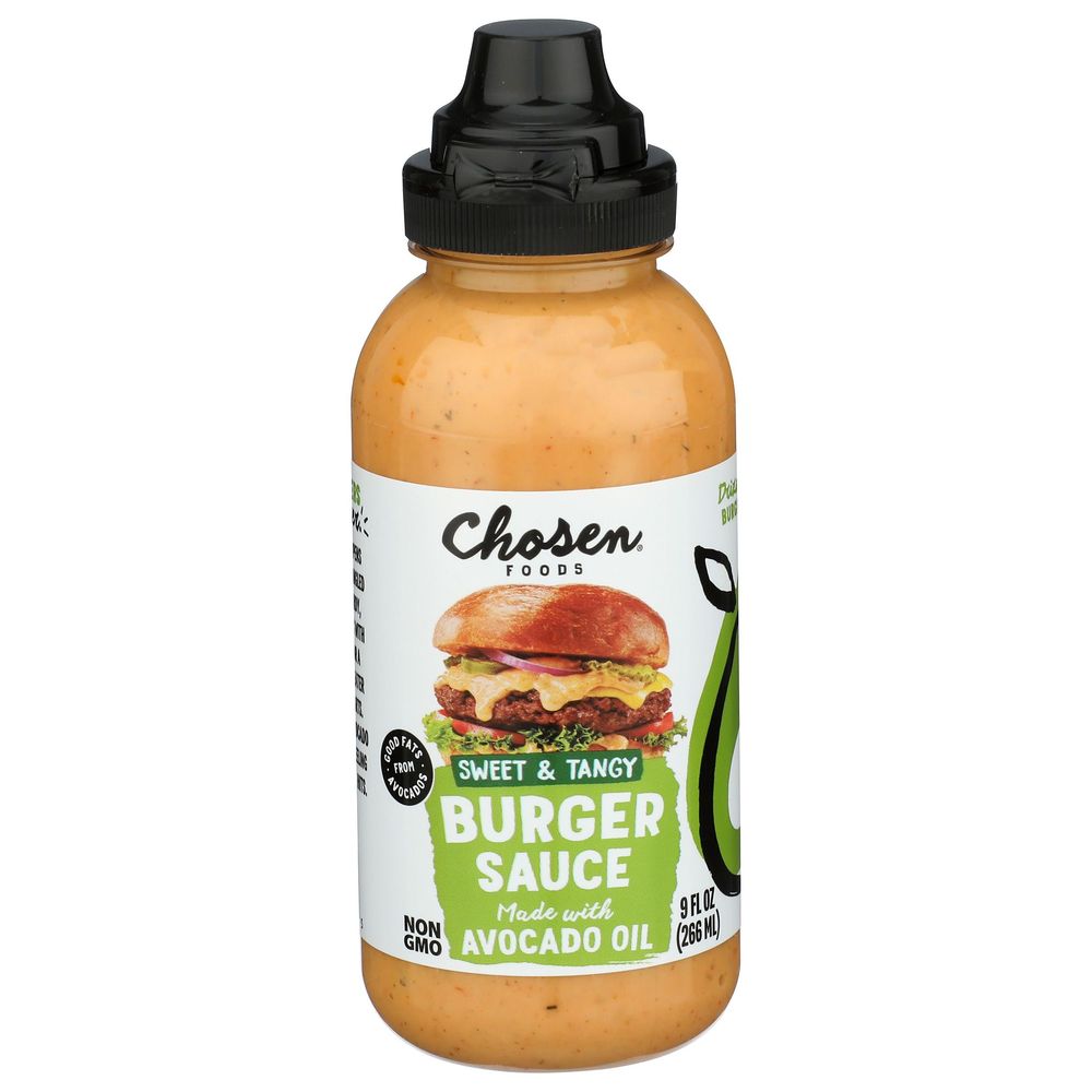 Chosen Foods Sweet and Tangy Burger Sauce, 9 Fluid Ounce -- 6 per case