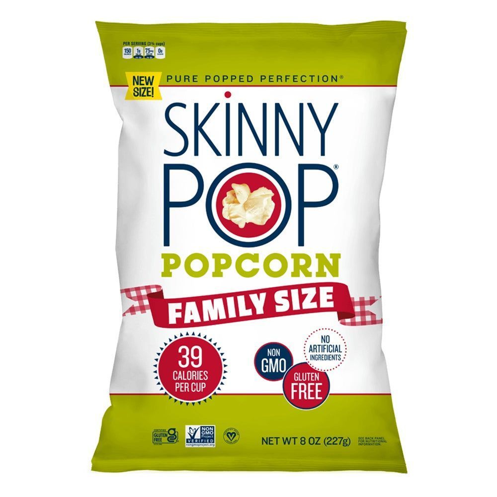 Skinny Pop Original Flavor Popcorn, 8 Ounce -- 6 per case