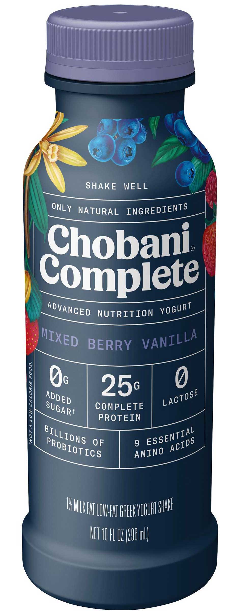 Chobani Complete Berry Vanilla Yogurt Drink Case | FoodServiceDirect