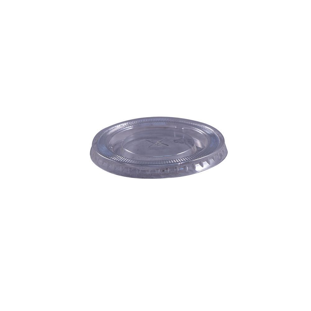 Empress Flat Straw Slot Lid Fits 7 and 10 Ounce PET Cup -- 200 per case.