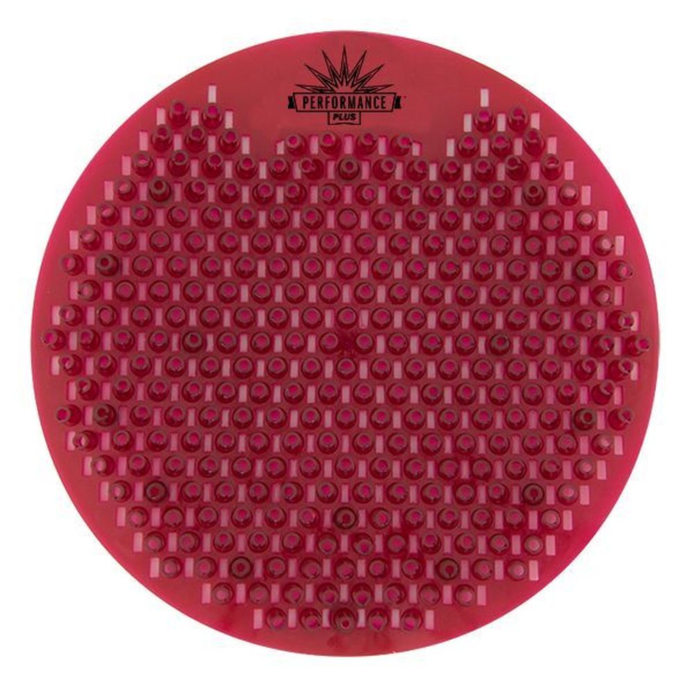 Performance Plus Round Orchard Spice Scent Splash Free Burgundy Urinal ...