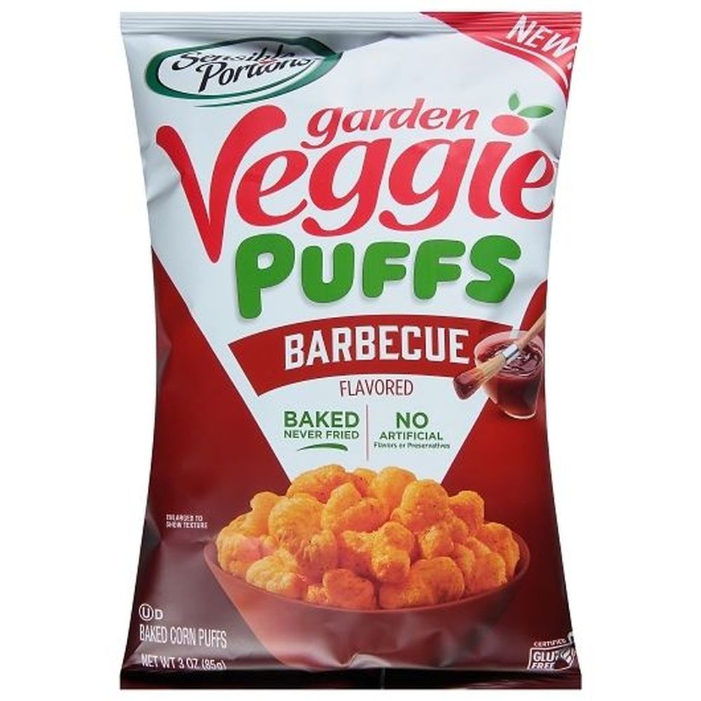 Sensible Portions Bbq Garden Vegetable Puff, 3 Ounce -- 6 per case