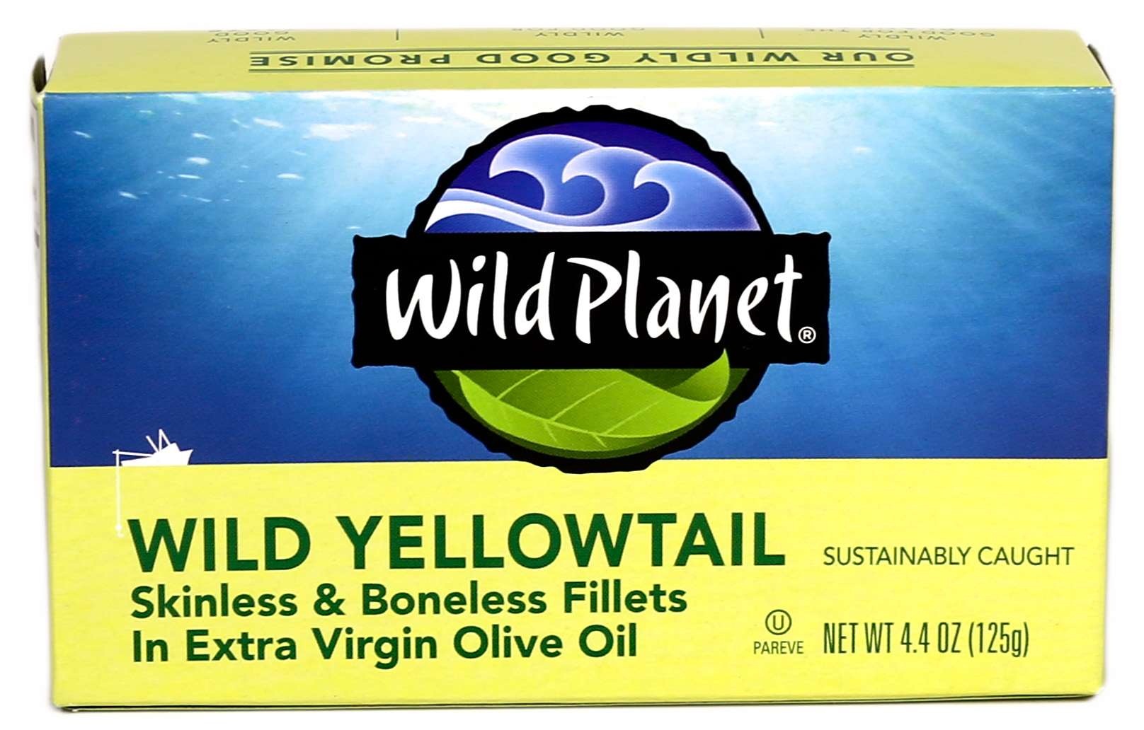 Wild Planet Foods Skinless Boneless Wild Yellowtail Fillets in Extra ...