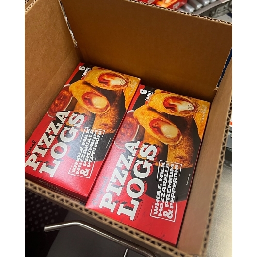 how to cook frozen pizza logs