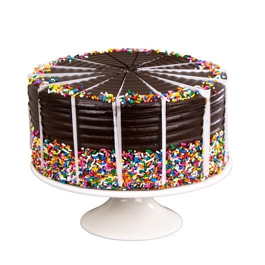 Davids Cookies 10 inch Premier Chocolate Rainbow Cake, 8.25 Pound -- 2 ...