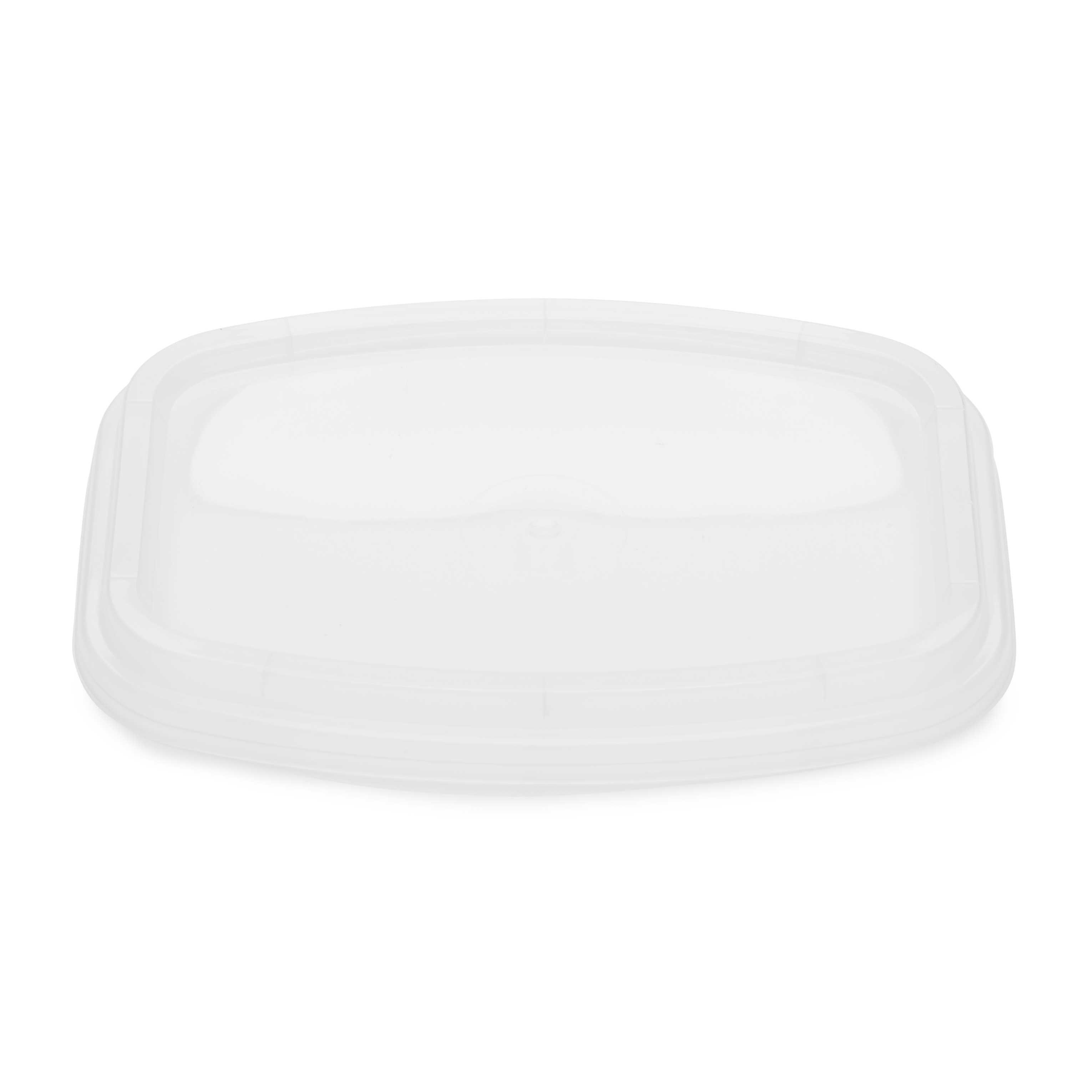 Cube Clear Overcap Raised Lid Only -- 400 per case.