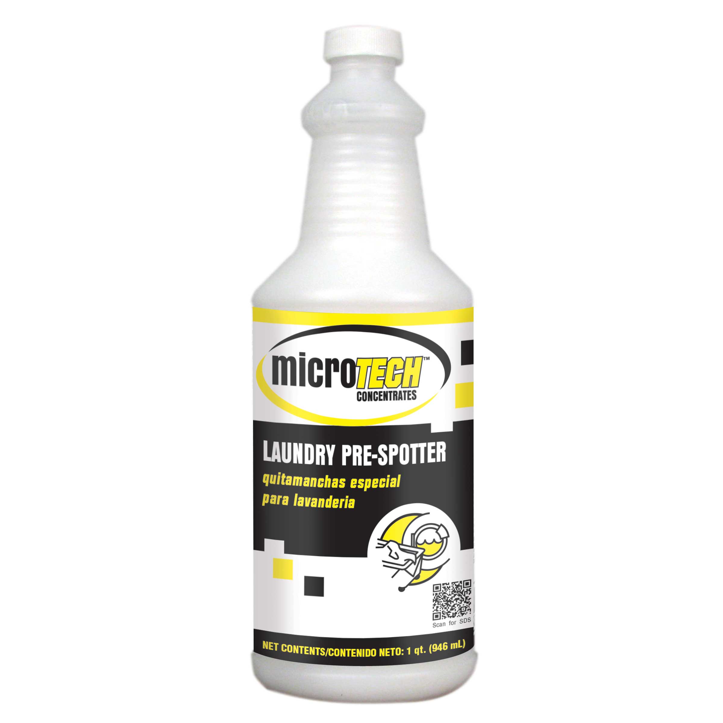 MicroTech Liquid Laundry Pre Spotter, 1 Quart -- 12 per case