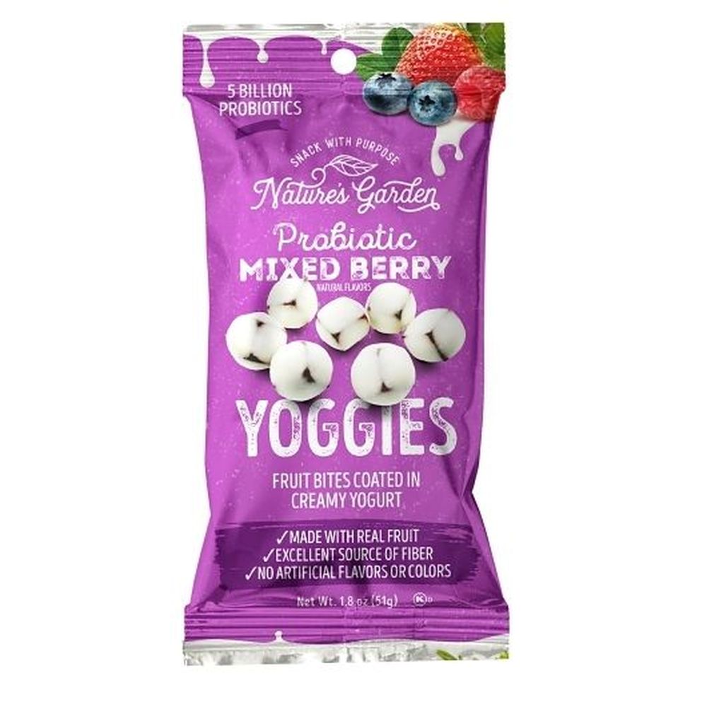 Natures Garden Probiotic Mixed Berry Yoggies, 1.8 Ounce - 50 per case ...