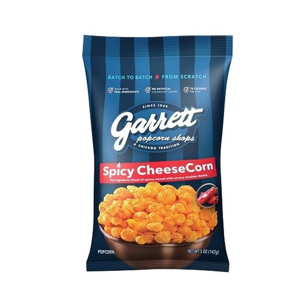 Garrett Spicy Cheese Popcorn, 5 Ounce -- 9 per case