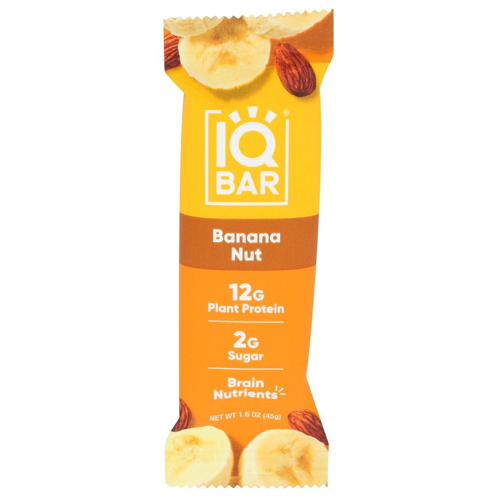 IQ Bar Banana Nut Bar, 1.6 Ounce -- 12 per case
