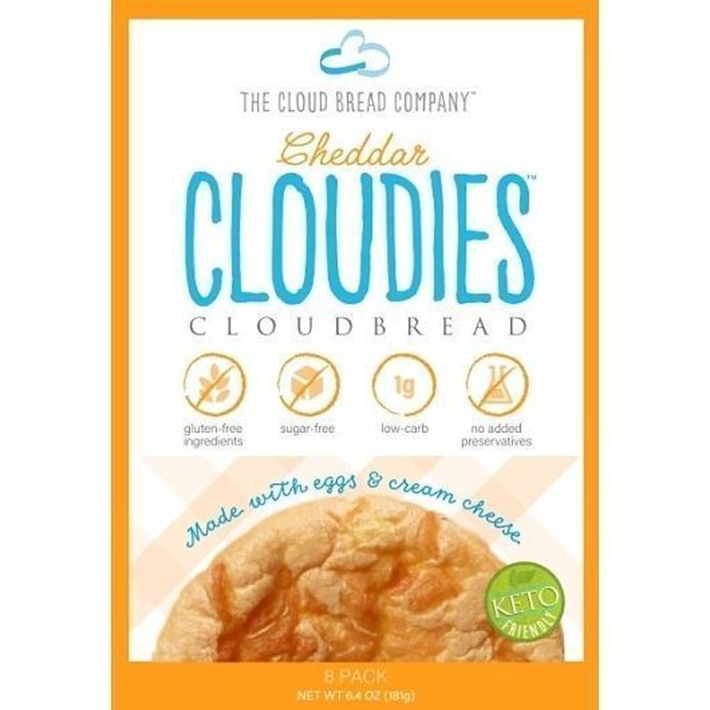 Cloudies Cheddar Cloudbread, 8 count -- 6 per case