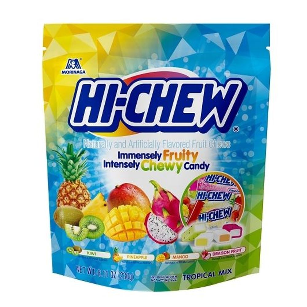 Hi Chew Tropical Mix Chewy Candy, 8.11 Ounce -- 7 per case