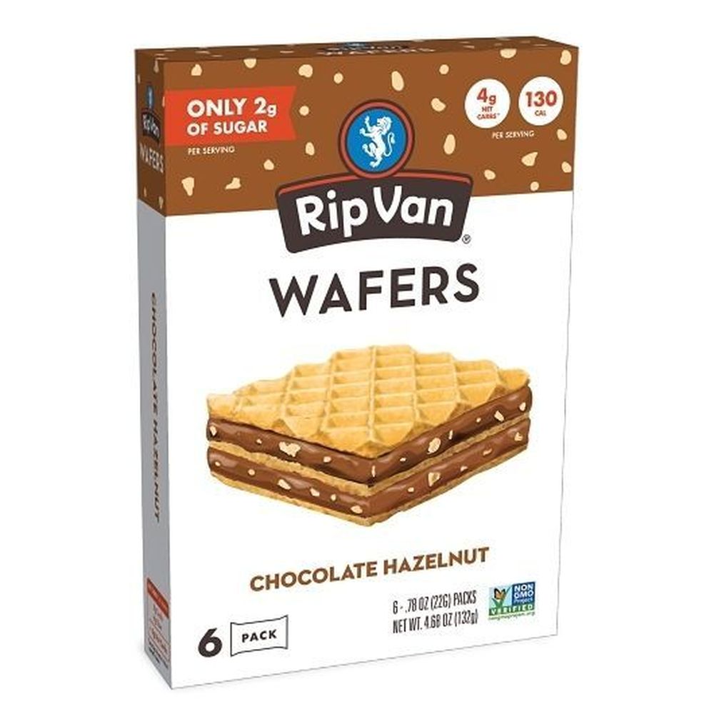 Rip Van Chocolate Hazelnut Wafer Cookie, Multipack, 4.68 Ounce -- 6 per ...