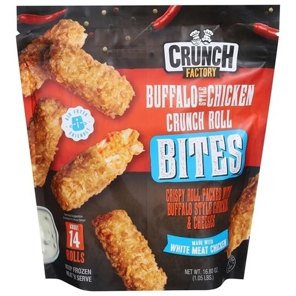Crunch Factory Buffalo Style Chicken and Cheese Roll Bites ...