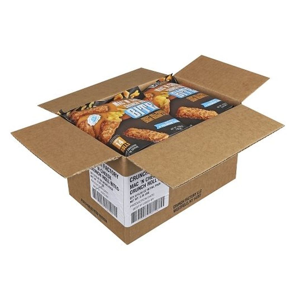 Crunch Factory Creamy Mac and Cheese Crunch Roll Bites, 14 count -- 6 ...