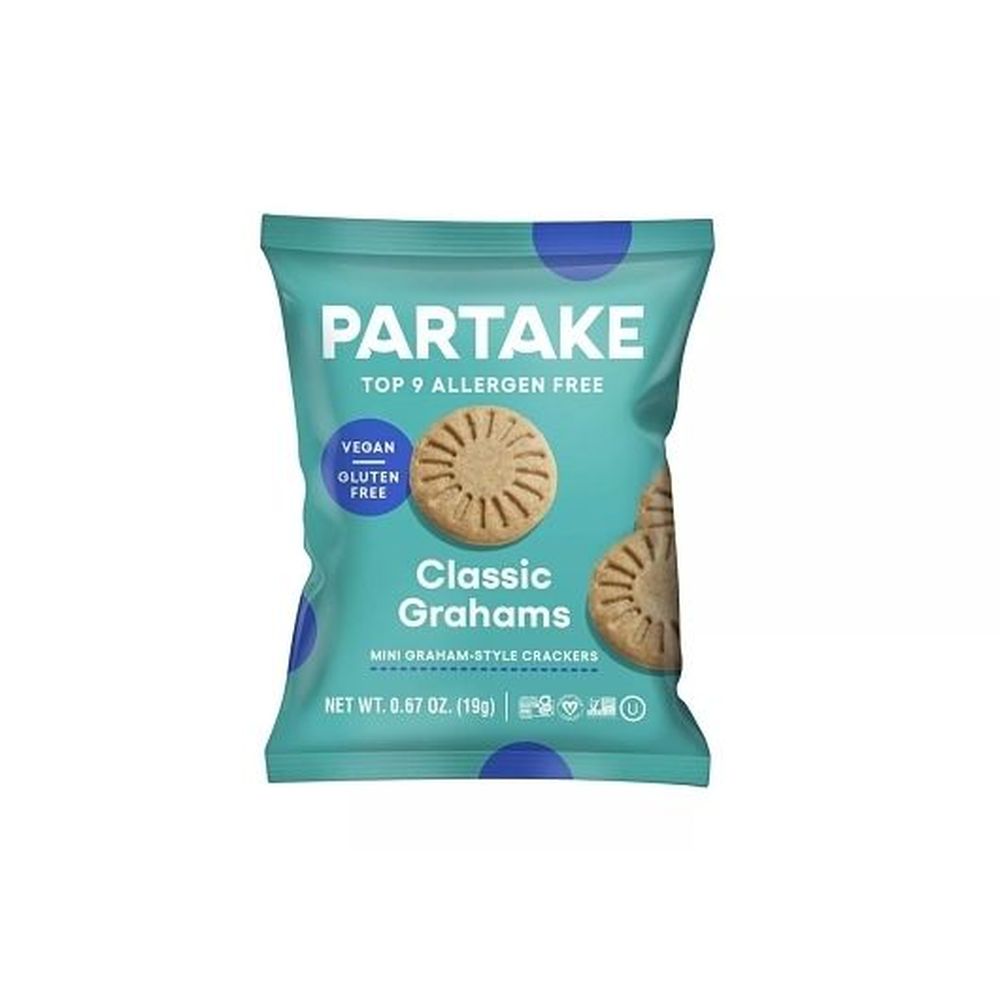 Partake Mini Graham Cracker Snack, 0.042 Pound - 100 per case