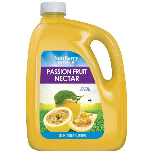 Sunberry Farms Passion Fruit Nectar Juice Drink, 128 Fluid Ounce -- 4 ...