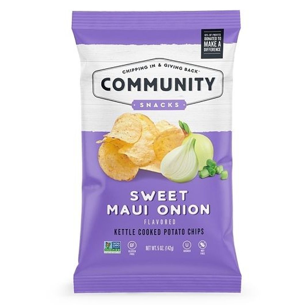 Community Snacks Sweet Maui Onion Kettle Cooked Chips | FoodServiceDirect