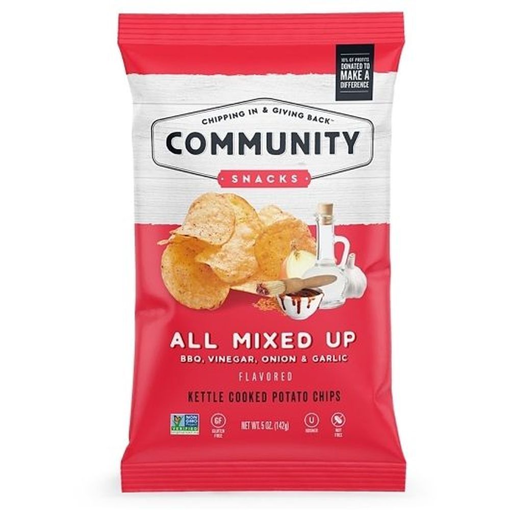 Community Snacks All Mixed Kettle Cooked Potato Chips | FoodServiceDirect