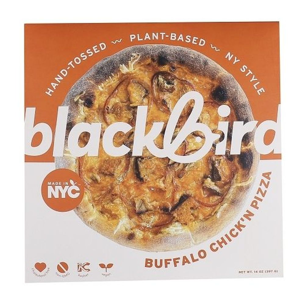 Blackbird Foods Plant Based Buffalo Chicken Pizza, 14 Ounce - 6 per case