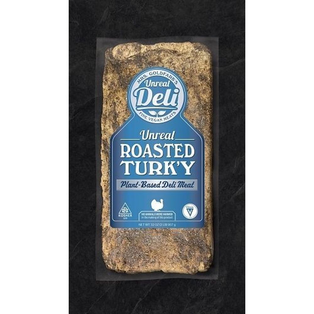Unreal Unsliced Plant Based Deli Roasted Turkey Slabs | FoodServiceDirect