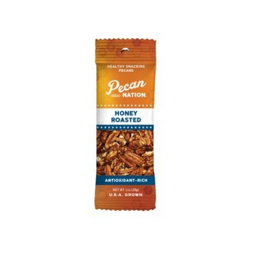 Pecan Nation Honey Roasted Pecans, 1 Ounce -- 8 per case