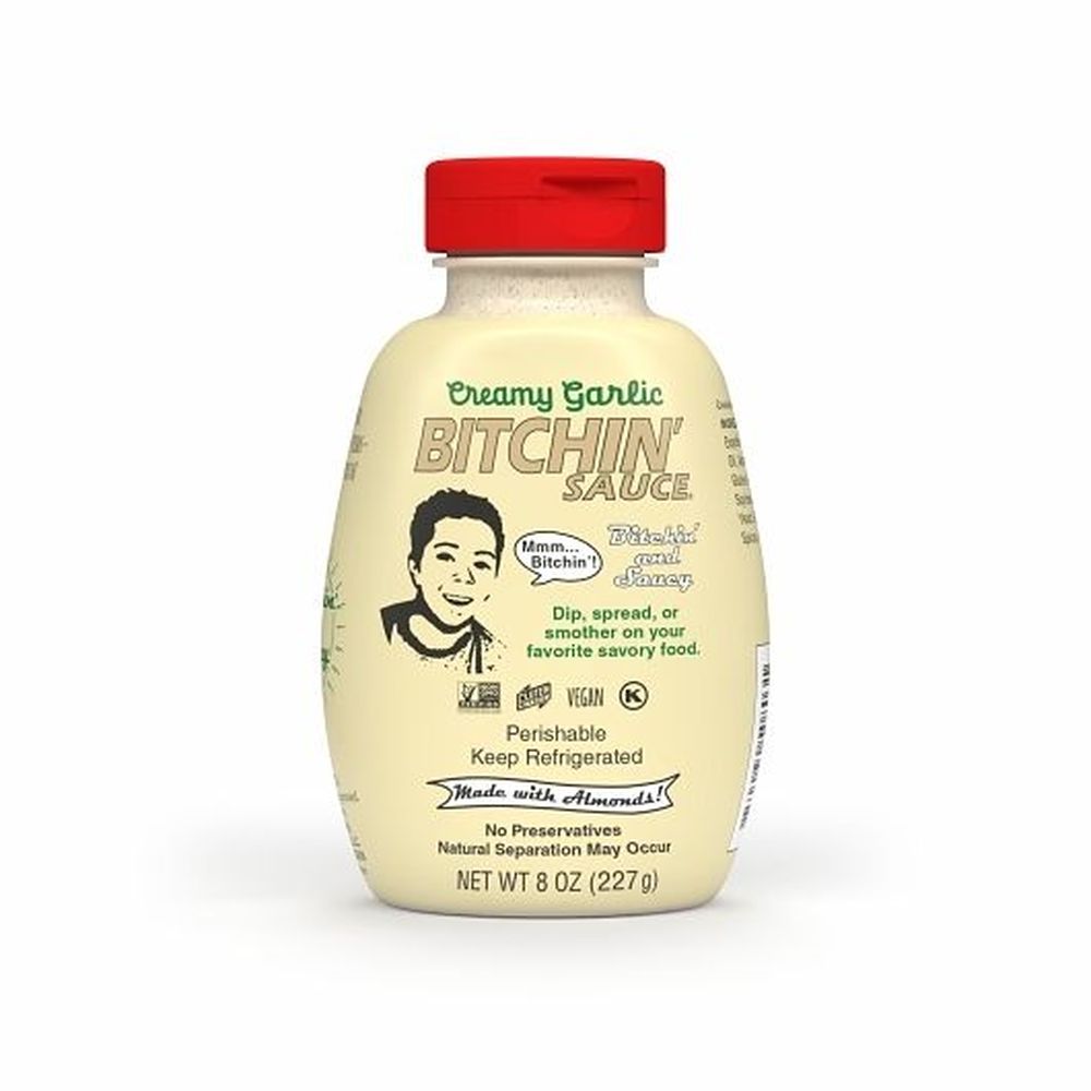 Bitchin Almond Based Creamy Garlic Sauce, 64 Ounce - 8 per case