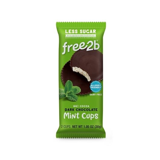 Sun Cups Dark Chocolate Mint Cups, 1.05 Ounce -- 72 per case
